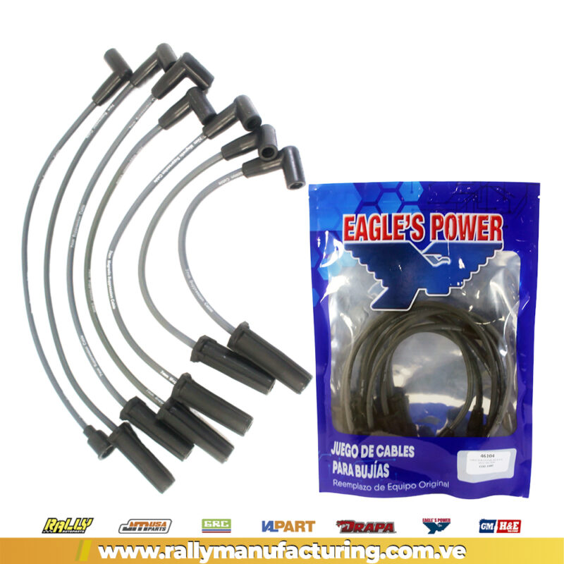 46104 CABLES DE BUJIA FORD V6-300 (1480) - Rally Manufacturing